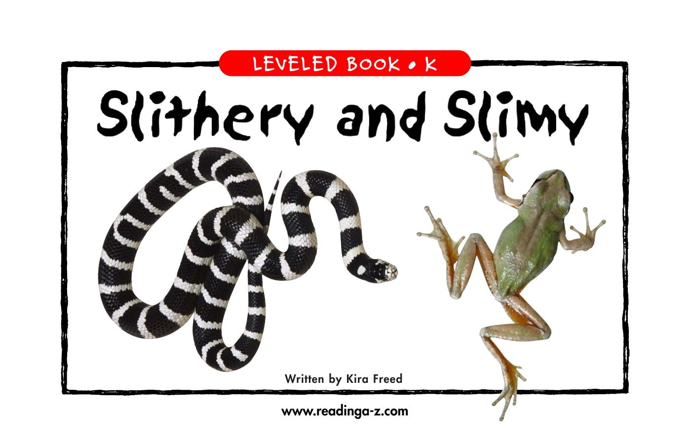 Slithery and Slimy - Touch Stories