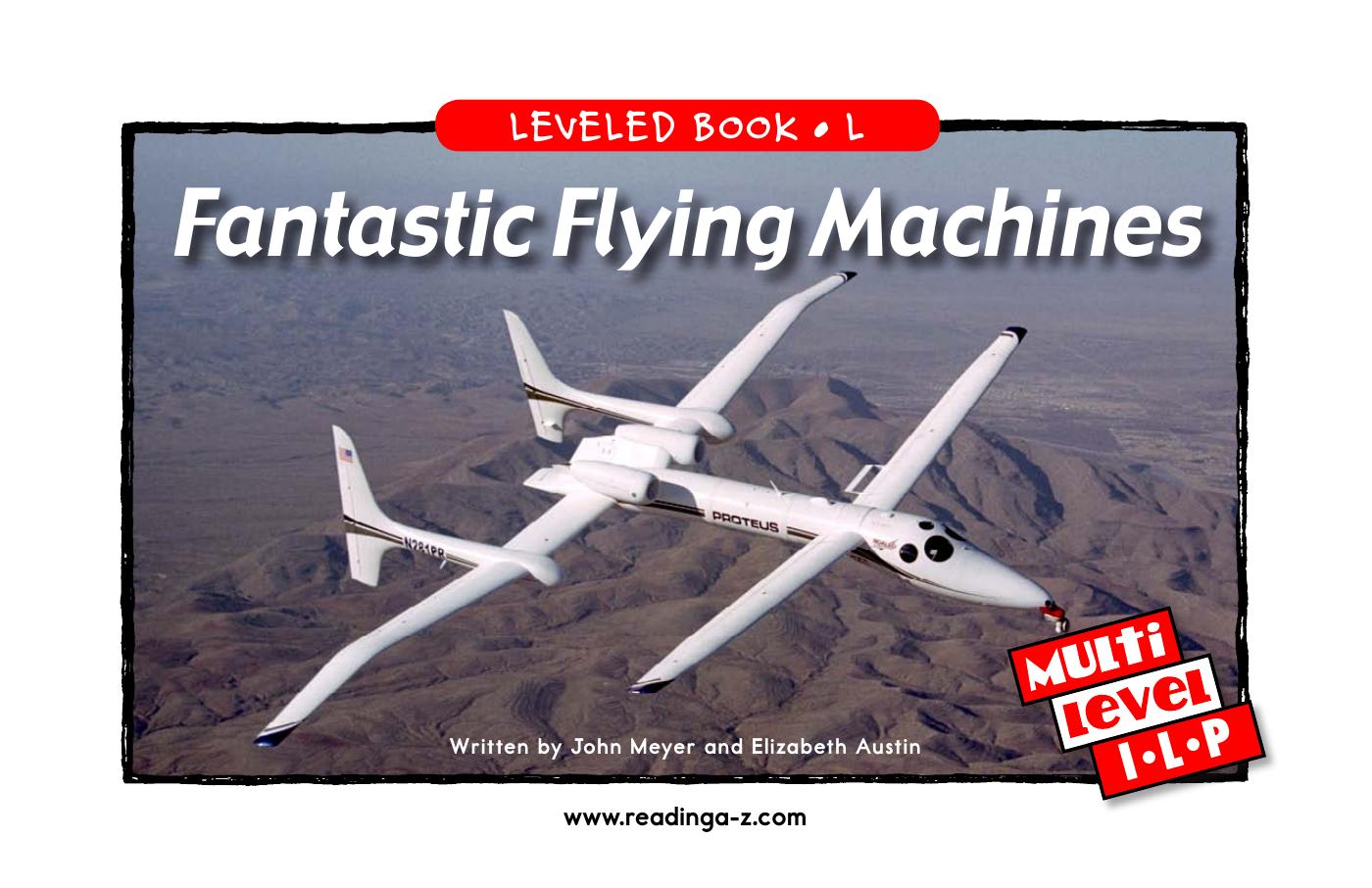 Fantastic Flying Machines - Touch Stories