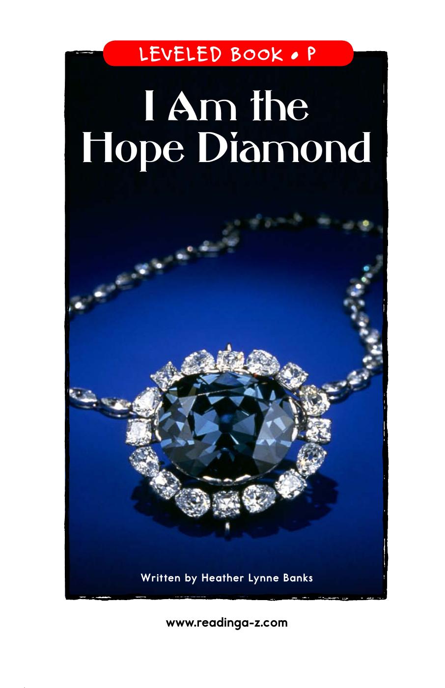 I am The Hope Diamond - Touch Stories