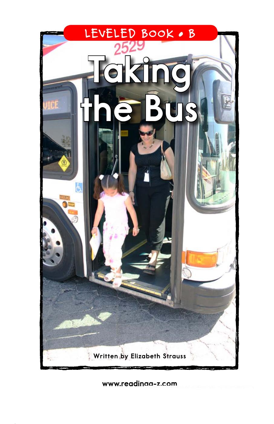 Taking The Bus - Touch Stories