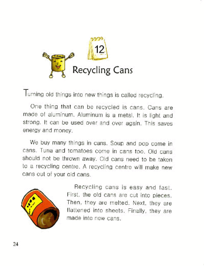 Recycling Cans - Touch Stories