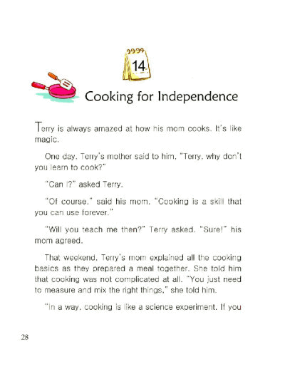Cooking for Independence - Touch Stories